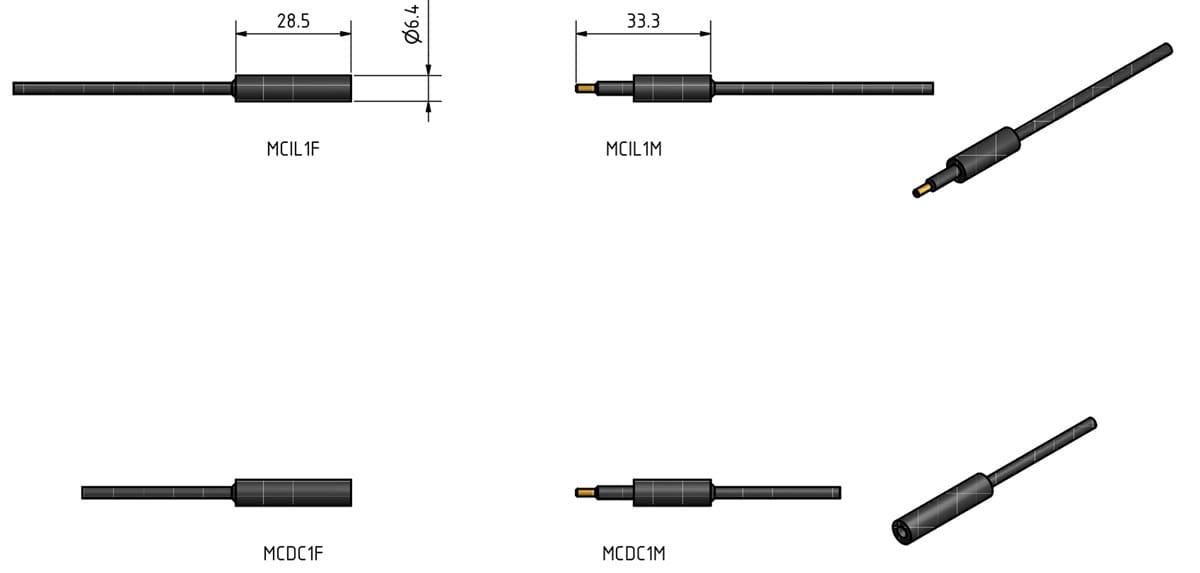 SubConn Micro Circular - 1 contact - Ocean Innovations